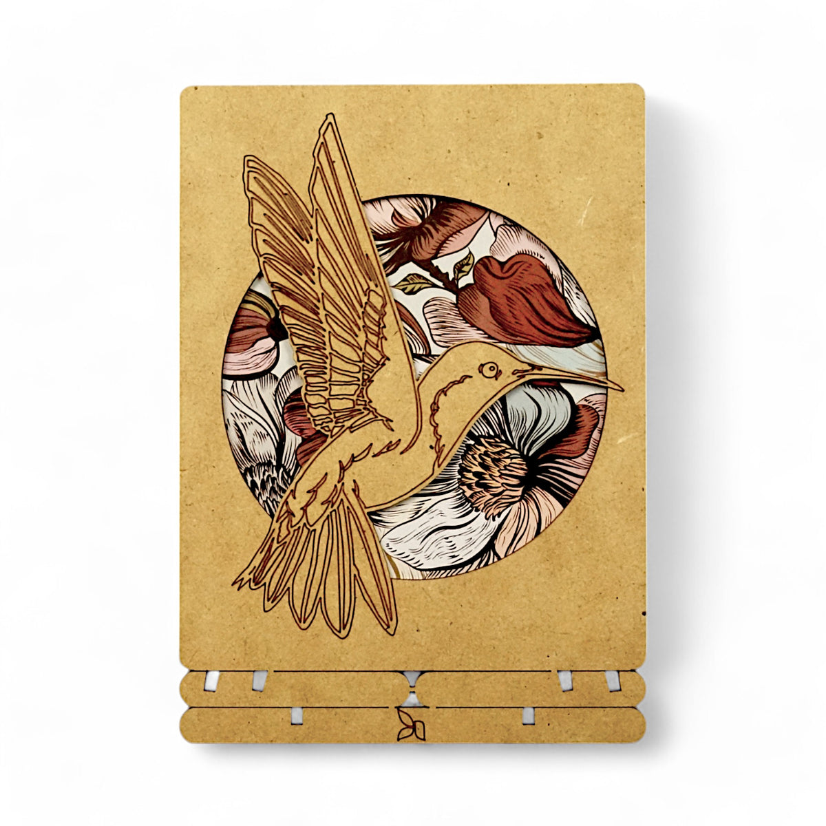 Postcard | Piece of Art | Hummingbird Flower – KOMONI Amsterdam