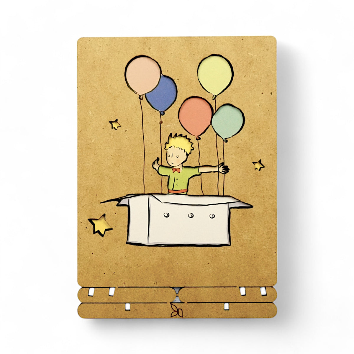 Postcard | Piece of Art | Le Petit Prince | Balloon – KOMONI Amsterdam