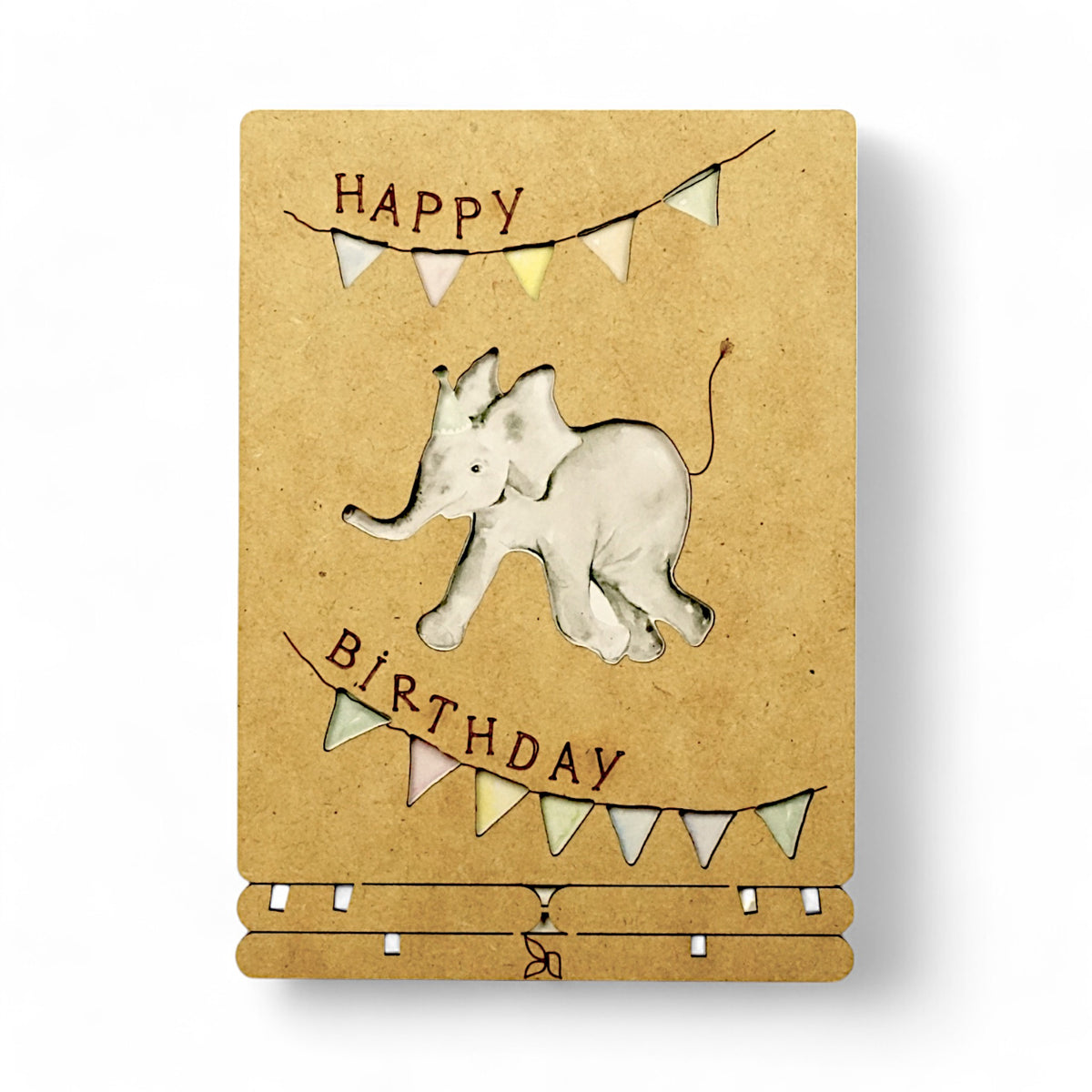 Postcard | Piece of Art | Laurie van Houts | Elephant – KOMONI Amsterdam